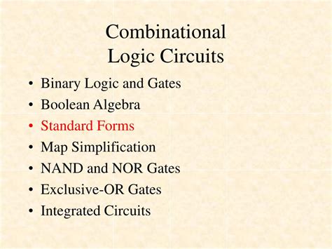 PPT Combinational Logic Circuits PowerPoint Presentation Free Download ID