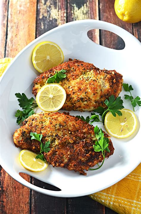 Baked Breaded Lemon Chicken