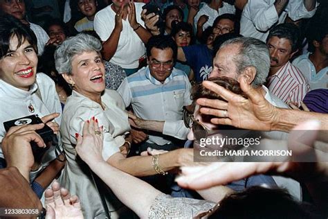 Violeta Barrios De Chamorro Photos And Premium High Res Pictures