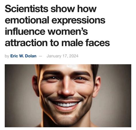 Smiles Attractiveness Emotions Masculine Attractive Smiling