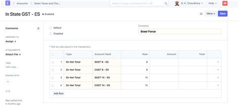 Gst Account Creation What Is The Best Practice Accounting Frappe