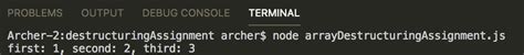 Javascript Es6 】解構賦值 Destructuring Assignment