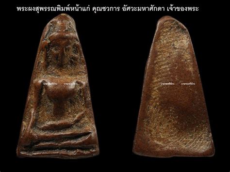 พระผงสุพรรณ พระผงสุพรรณ กรุวัดพระศรีรัตนมหาธาตุ สุพรรณบุรี Dress