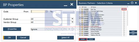 Customize Crystal Report Per Business Partner