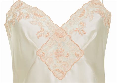 Peach Perfection Pink Silk Camisole With Lace Luxury Handcrafted