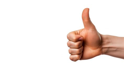 Premium Ai Image Hand Sign Thumbs Up