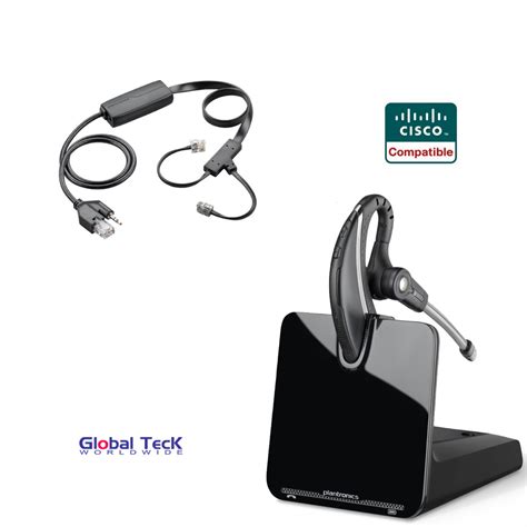 Cisco Compatible Plantronics Wireless Cs530 Bundle With Electronic Remote Answering Ehs