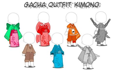 Gacha Outfit Kimonogacha Club Indonesiasukikagomeozae Kimono Ide Laki Laki