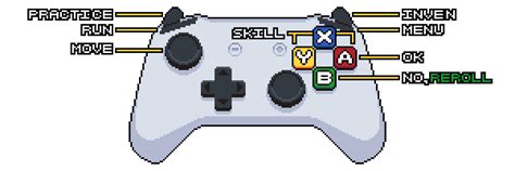 game pad explain for my game under development r pixelart