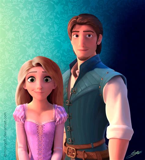 Rapunzel And Eugene By Mongoft On Deviantart