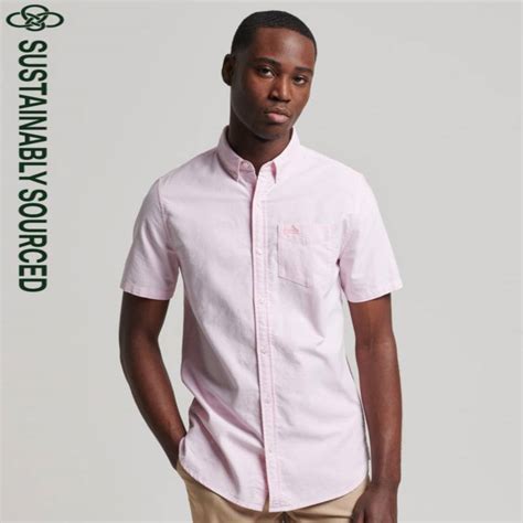 Superdry Superdry Camisa Oxford De Manga Corta Con Logotipo Vintage