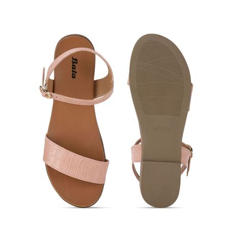 Bata Textured Pink Flats Buy Bata Textured Pink Flats Online At Best