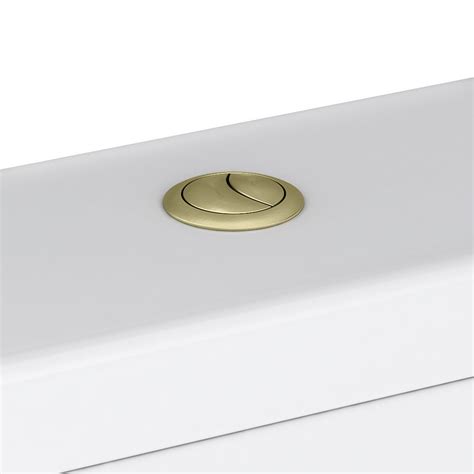 Arezzo Brushed Brass Cistern Flush Button 48mm Hole