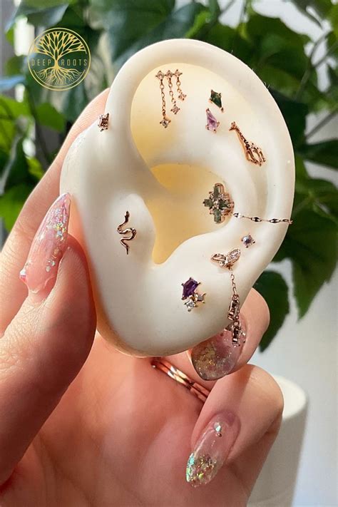 Ear Curation Ideas ️‍🔥 Earings Piercings Body Jewelry Piercing Body