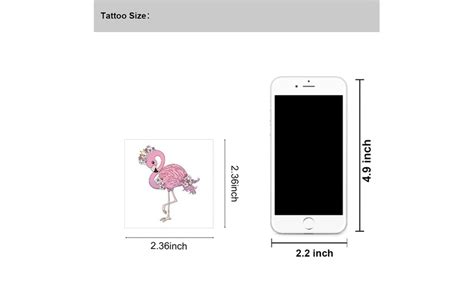 Up To 27 Off On 40 Sheets Flowers Temporary T Groupon Goods