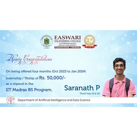 Aiads Event Srm Easwari Engineering College