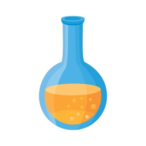 Laboratory Flask With Liquid 11088407 Vector Art At Vecteezy