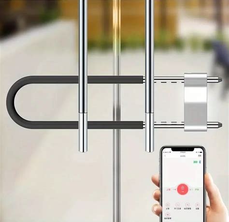 U 모양 조합 잠금장치 스마트 App 원격 제어 지문 제어 및 열쇠 제어 U 락 자전거 및 오토바이용 방지 연장 잠금장치
