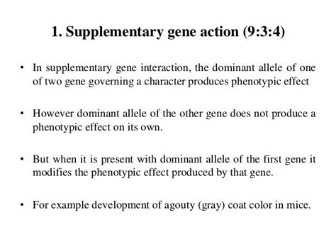 Gene Interaction