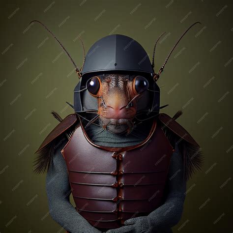 Premium Ai Image Realistic Lifelike Cockroach Roach In Army Military