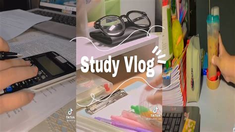 Tiktok Nh Ng Vlog Study With Me C C Chill Youtube