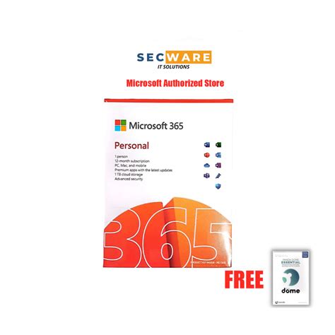 Microsoft 365 Personal Office 365 1 Year 1 Person Up To 5 Devices