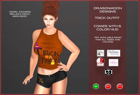 Second Life Marketplace Dd Trick Outfit Demo