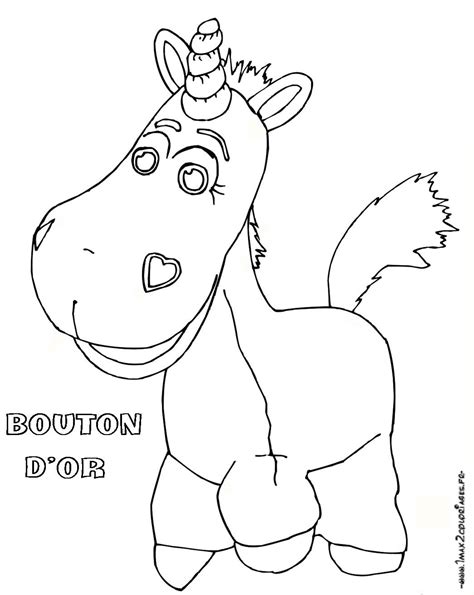 Coloriage A Imprimer Toy Story 3 Bouton D Or Gratuit Et Colorier