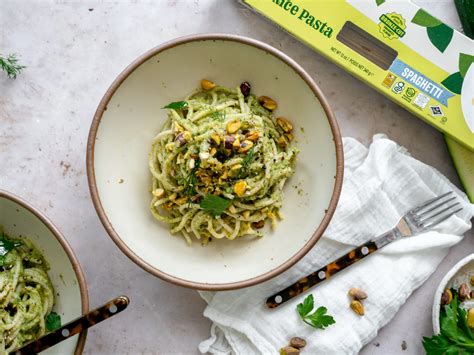 Spaghetti With Green Herbed Zucchini Sauce
