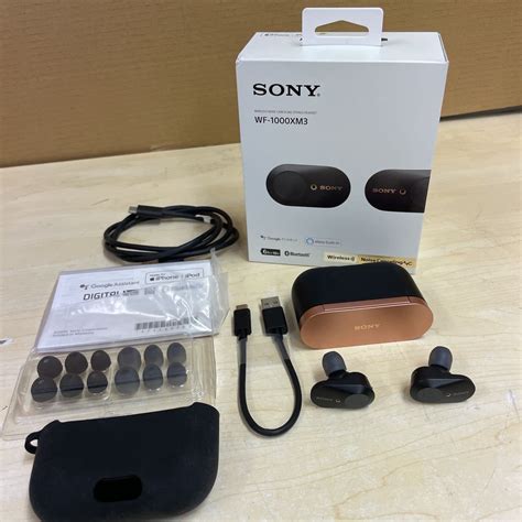 【目立った傷や汚れなし】azsony ワイヤレスノイズキャンセリングステレオヘッドセットwf 1000x M3 ワイヤレスイヤホン