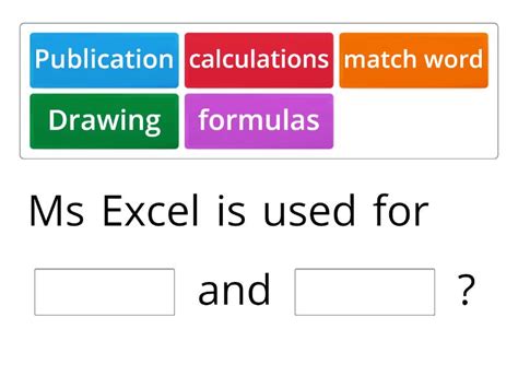 Excel Missing Word