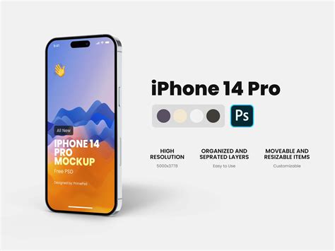 Iphone 14 Pro Perspective Mockup Free Psd Primepsd