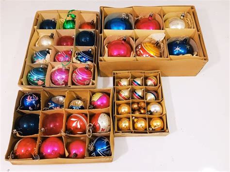Antique Christmas Baubles 45 Glass Catawiki