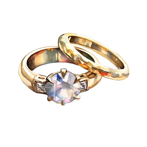 Wedding Diamond Ring Clipart Png