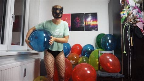 Foxys Balloon Popping Party Herloons Clips4sale
