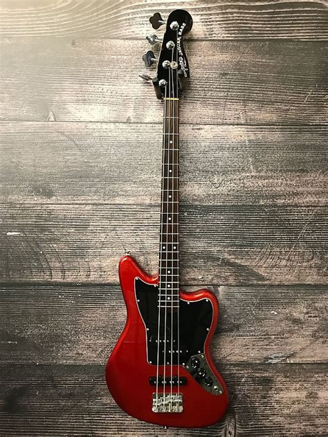 Squier Vintage Modified Short Scale Jaguar Bass Guitar Reverb