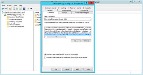 Deploying An Enterprise Subordinate Certificate Authority Aaron Parker