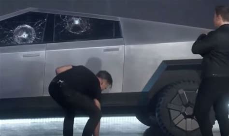 Elon Musk Humiliation Tesla Ceo Explains Why Cybertruck Windows