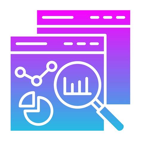 Premium Vector Analytics Icon