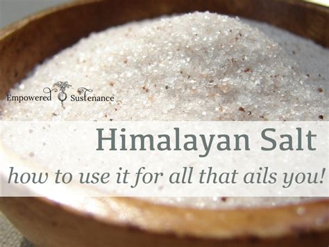 Himalayan Salt Benefits How To Use It For All That Ails You