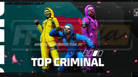 Free Fire Como Conseguir Top Criminal Azul Top Criminal Roxo No Novo