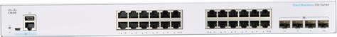 Cisco Business Cbs350 24t Managed Switch 24 Port Ge 4x10g Sfp Cbs350 24t 4x Na