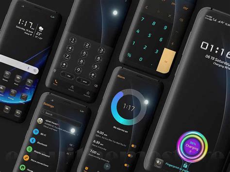 Blue Dark Emui Theme For Emui 10 Emui 11 Premium Dark Theme Magic Ui