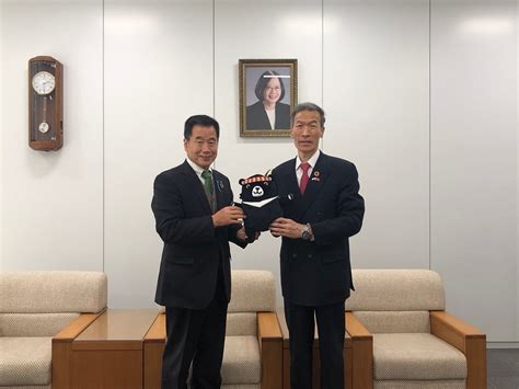 藤原敏司・大阪府熊取町町長 当処を表敬訪問 台北駐大阪経済文化弁事処 Taipei Economic And Cultural