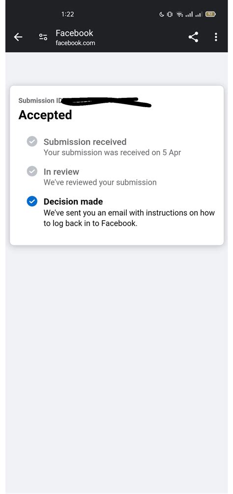 Facebook Locked My Account Accepts My Id For Verification But Doesnt Send Me An Email R