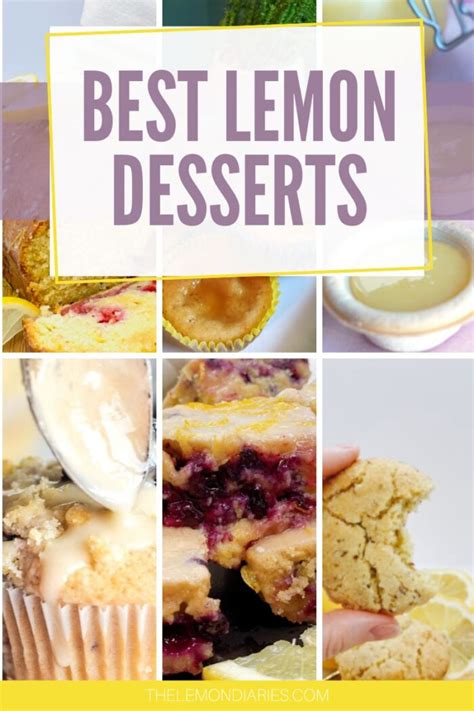 Best Lemon Desserts The Lemon Diaries