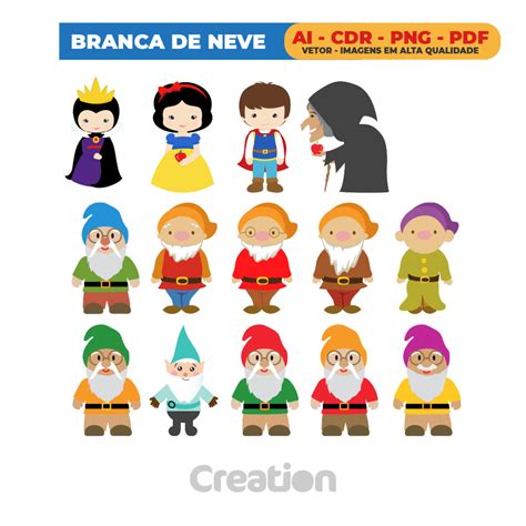 Branca De Neve Cute 008 No Elo7 Creation Mídias 1af577e