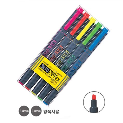 제브라 형광펜 형광펜추천 형광팬 옵텍스 다스 5색세트 10개입 믿고 사는 즐거움 Ssgcom