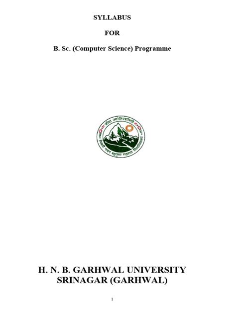 Bsc Computer Science Syllabus Pdf Relational Database Computer Network
