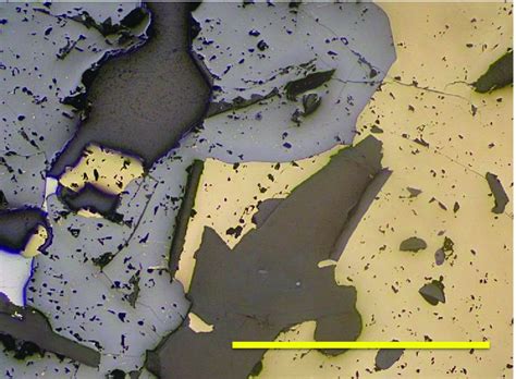 Composite Aggregate Of Sphalerite Mid Grey With Chalcopyrite Yellow